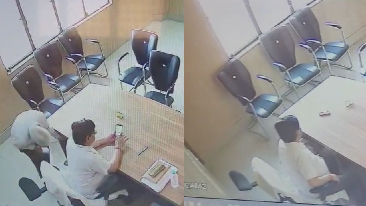 SDM ने जेब में रखा घूस वाला ‘लिफाफा’...! CCTV में कैद हुए साहब - CG Bhaskar